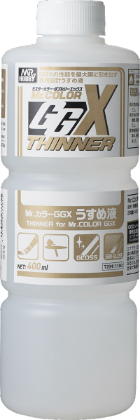Mr. Hobby Mr. Color Lacquer GGX T204 Thinner 400ml – Burbank's House of Hobbies