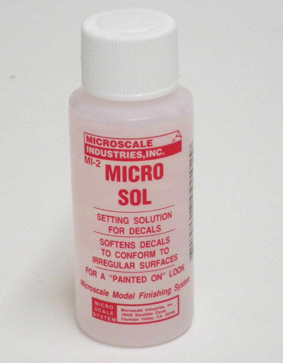 Microscale MI-2 Micro Sol Decal Setting Solution 1 oz. – Burbank's House of Hobbies