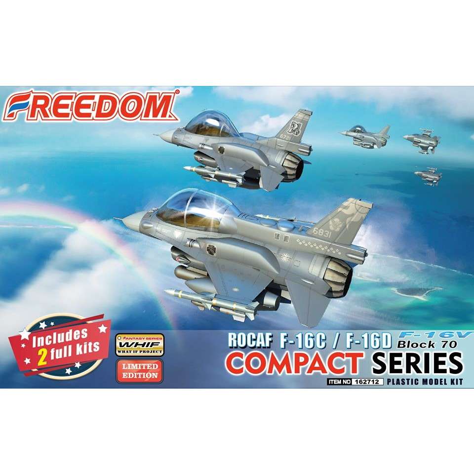 Freedom Compact Series ROKAF F-16C & F-16D Block 70 (2 Complete Kits ...