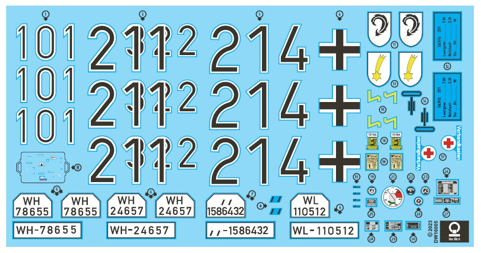 Das Werk 1/16 German SdKfz 251/1 Ausf.D DW16005' – Burbank's House of ...