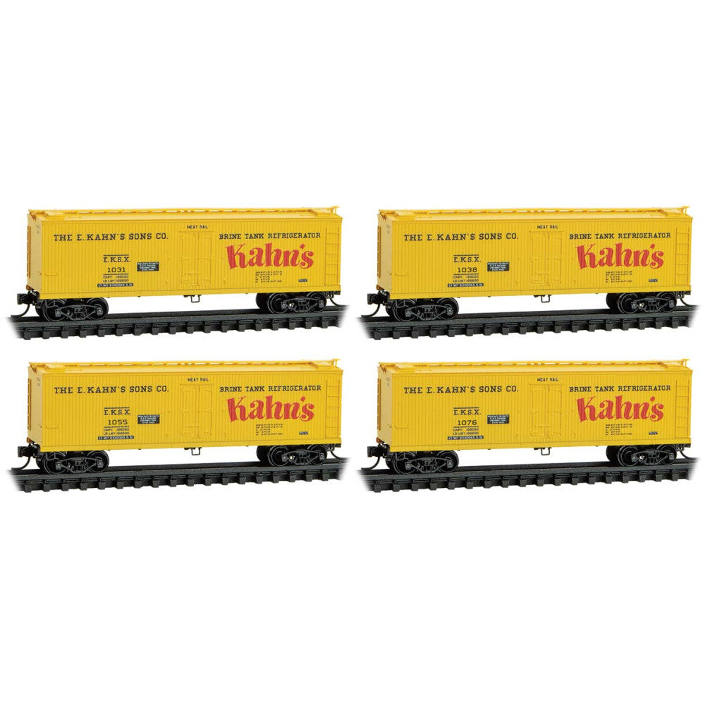 Micro-Trains MTL N Kahn's Reefer Runner Pack #238 4-Car Set 983 00 238 ...