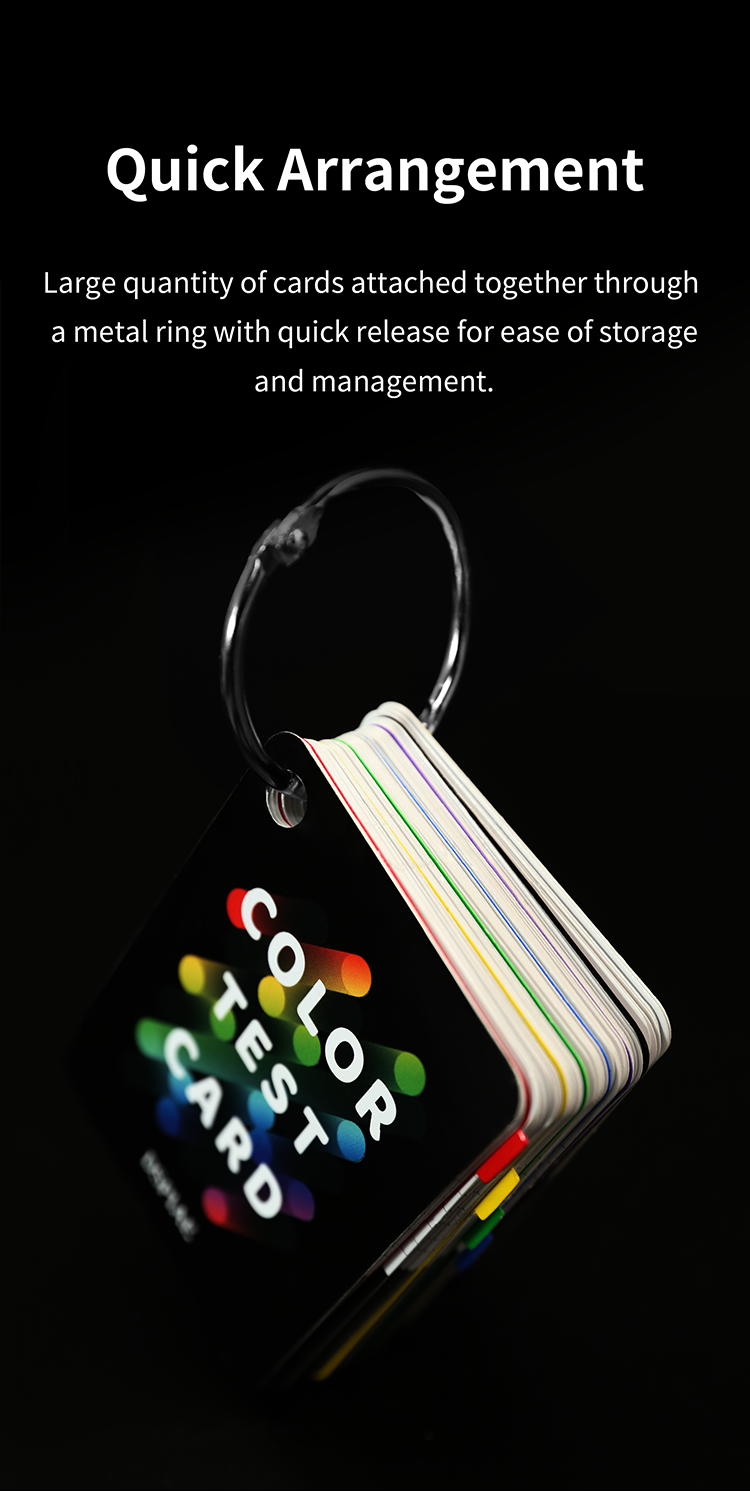 Dspiae CC-01 Color Test Card Model Paint Color Test Cards – Burbank's ...