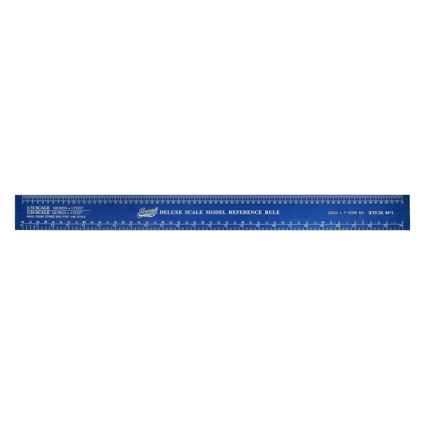 Excel 12" Stainless Steel Ruler (Scale Ruler) 55779 – Burbank's House ...
