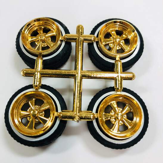 Hoppin Hydros 1/24 1/25 Gold BLVD Rims W/ Whitewall Tires 515 – Burbank ...