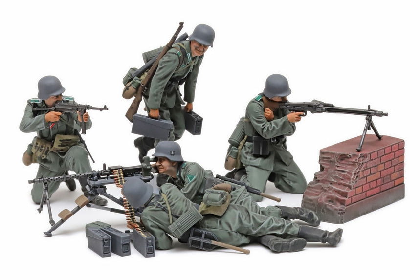 Tamiya 1/35 German Machine Gun Team Set 35386 – Burbank's House of Hobbies