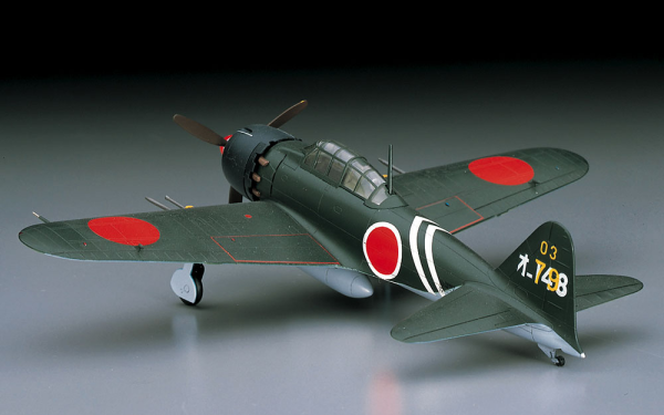 Hasegawa 1/72 Japanese A6M5 Zero Fighter Type 52 Zeke 00453 – Burbank's ...