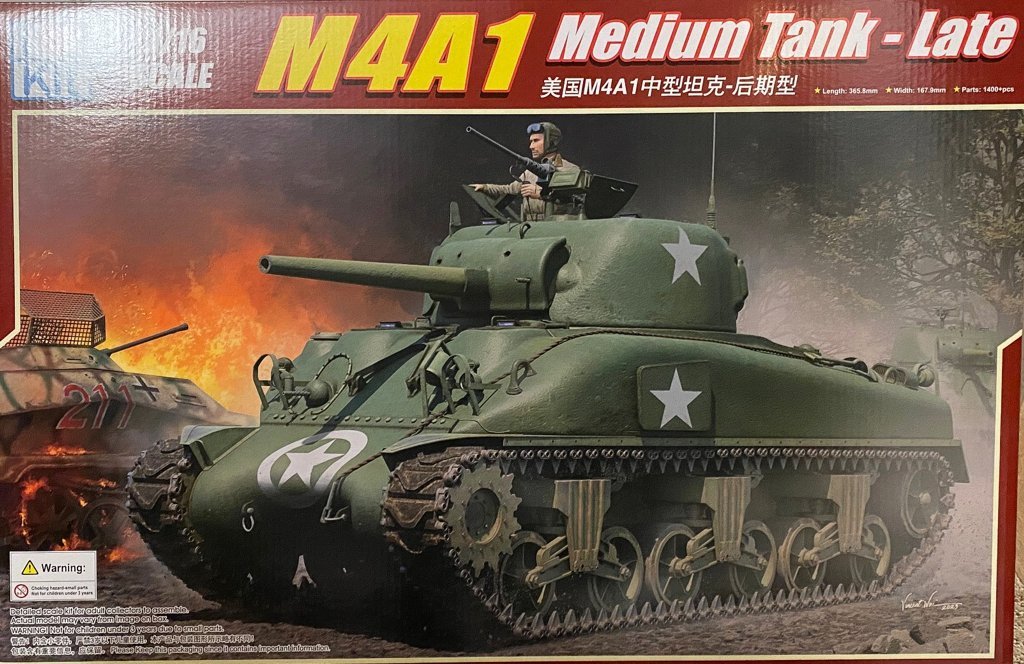 I Love Kit 1/16 US M4A1 Sherman Late 61617 – Burbank's House of Hobbies