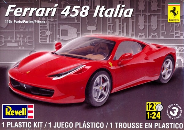 Revell 1/25 Ferrari 458 Italia 85-4912 – Burbank's House of Hobbies