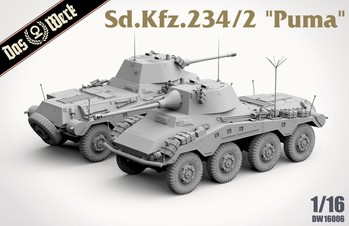 Das Werk 1/16 German Sd.Kfz.234/2 Puma DW16006' – Burbank's House of ...
