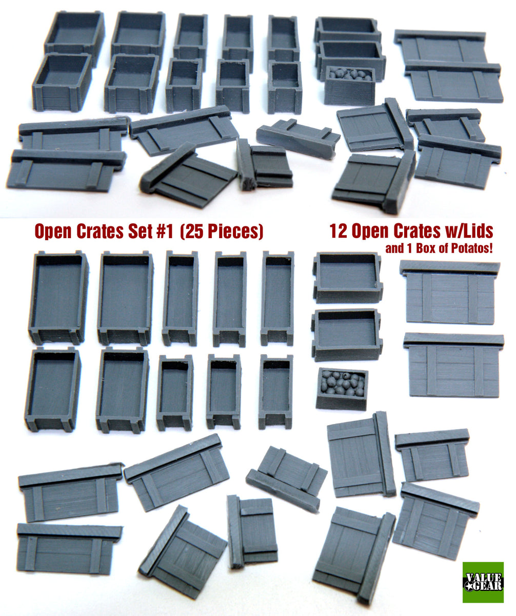 Value Gear 1/35 Open Crates Set 1 OC001 – Burbank's House of Hobbies