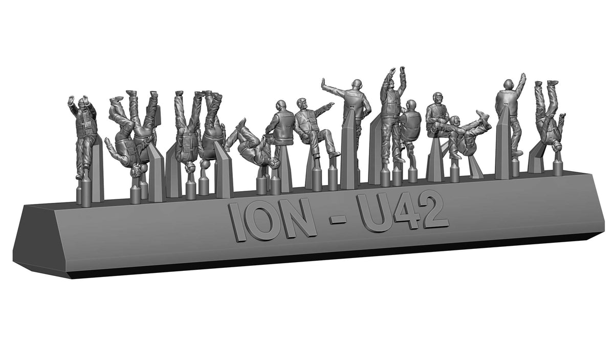 Ion Models 1/350 US Navy Carrier Pilots and Personnel Modern U350-004 ...