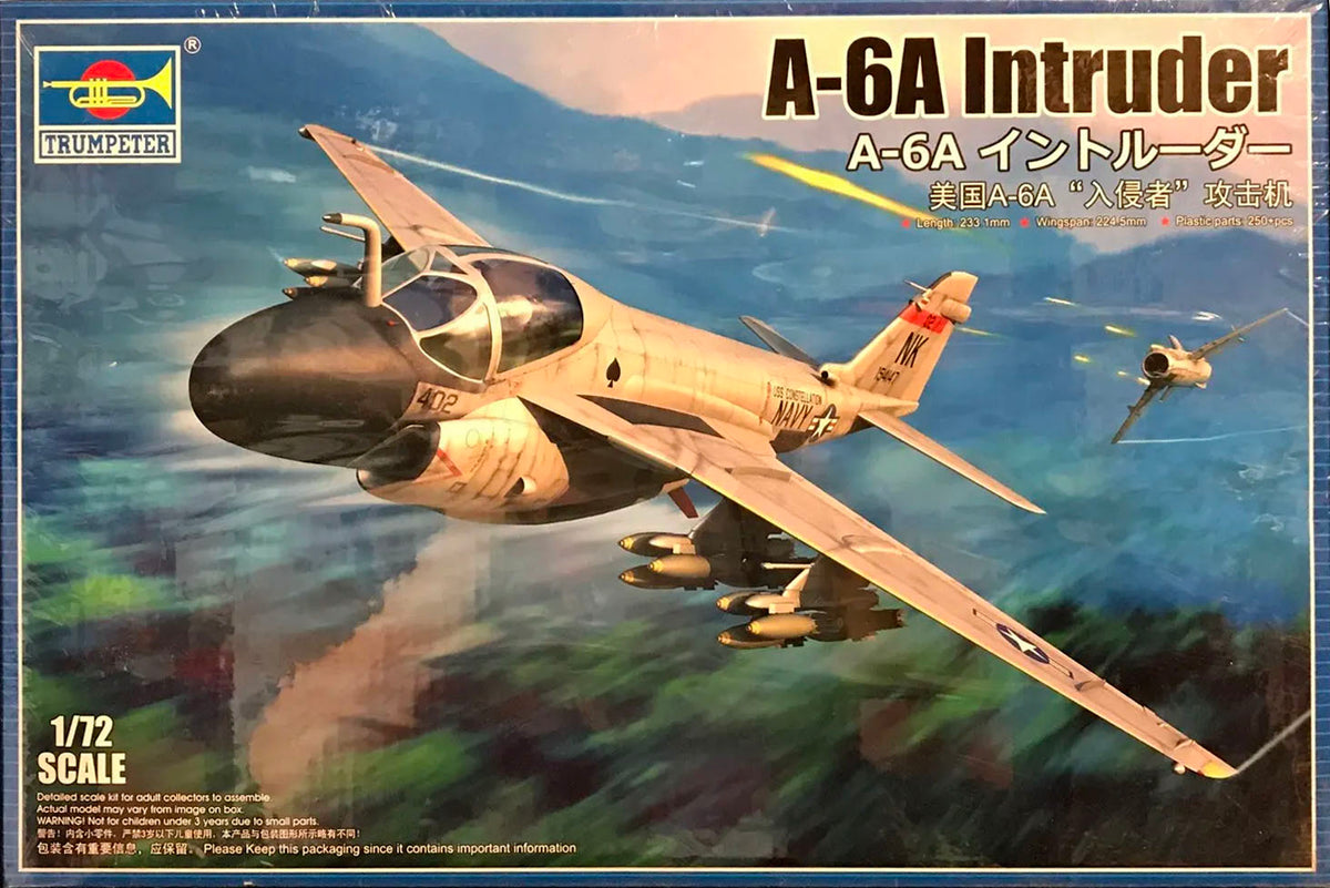 Trumpeter 1/72 US A-6A Intruder 01640 – Burbank's House of Hobbies