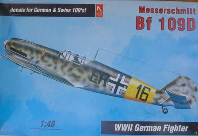 Hobbycraft 1/48 German Messerschmitt Bf109D HC1568C OPEN BOX – Burbank ...
