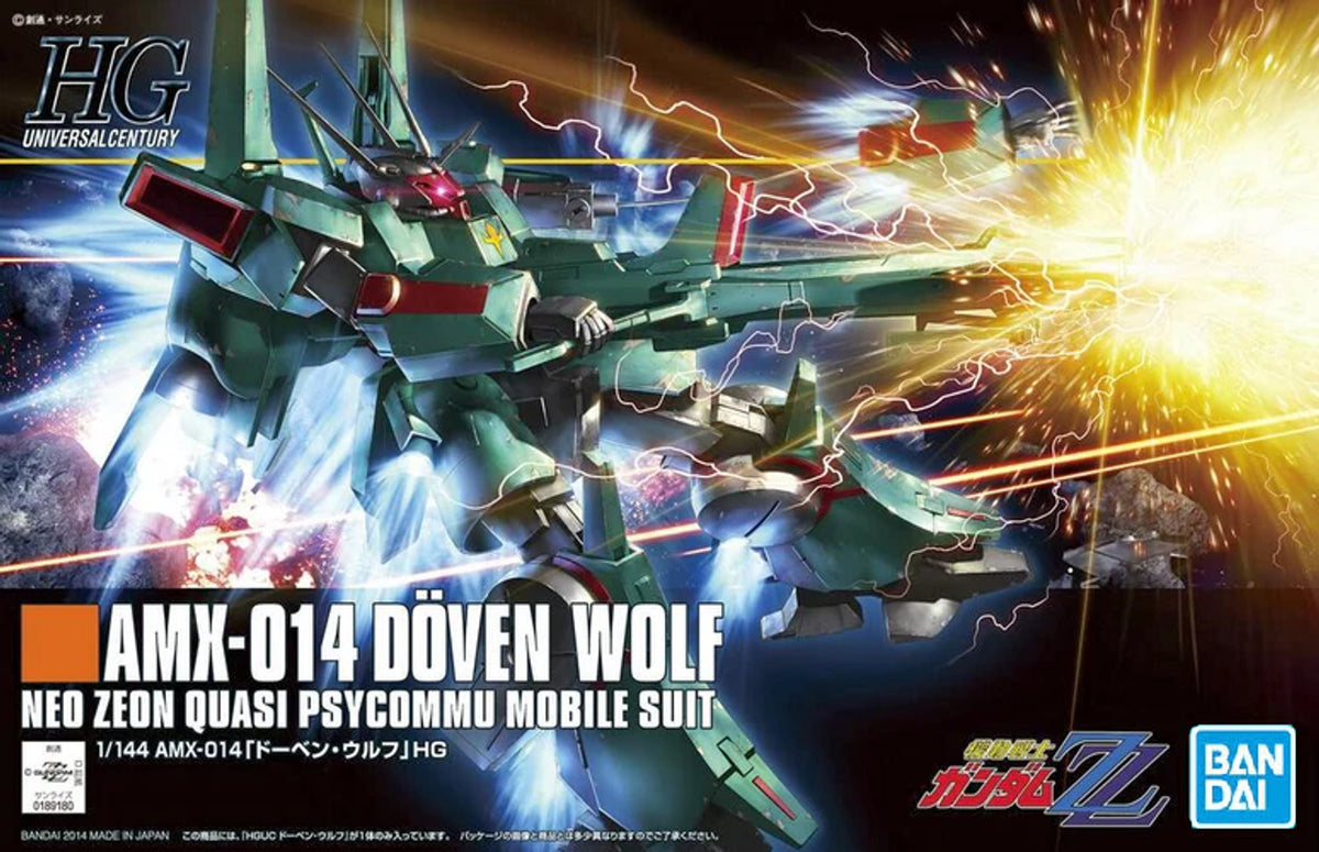 Bandai 1/144 HG #173 AMX-014 DOVEN WOLF Neo Zeon 5062914' – Burbank's ...