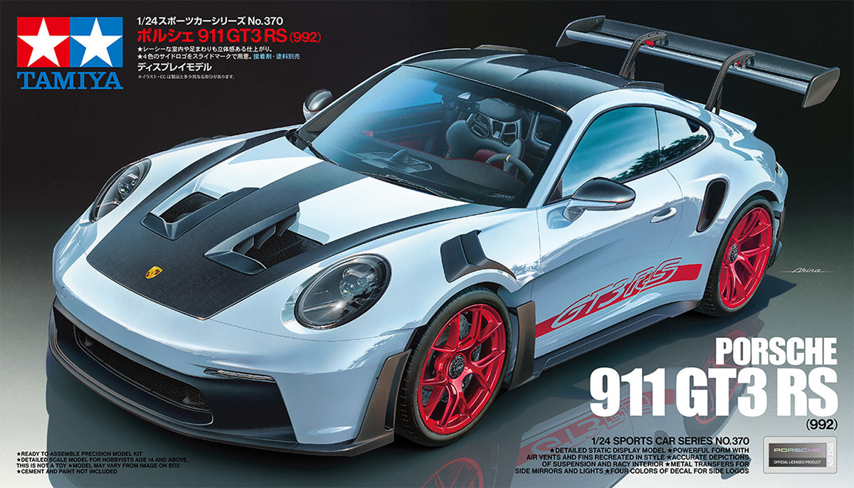 Tamiya 1/24 Porsche 911 GT3 RS (992) 24370 – Burbank's House of Hobbies