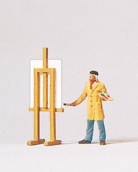 Preiser 1/87 HO Artist With Easel And Painting 29058 – Burbank's House ...