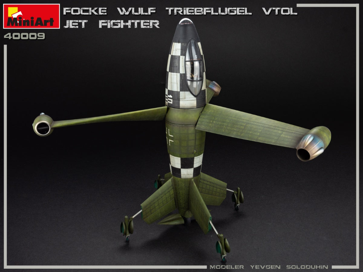 MiniArt 1/35 German Focke-Wulf Triebflugel VTOL Jet Fighter 40009 ...