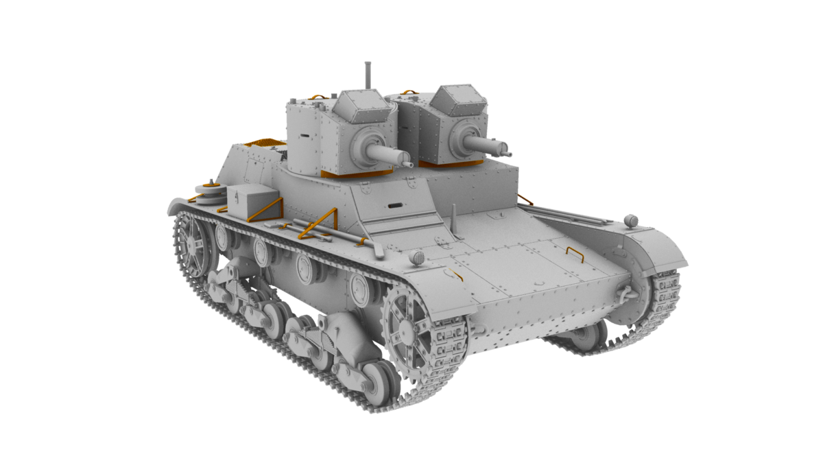 IBG 1/35 Polish 7TP Medium Tank Twin Turret w/ Interior 35071 – Burbank ...