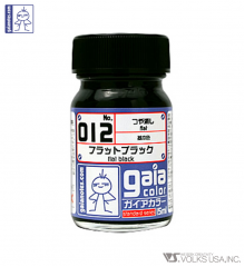 Gaia Color Lacquer GC012 Flat Black 15ml – Burbank's House of Hobbies