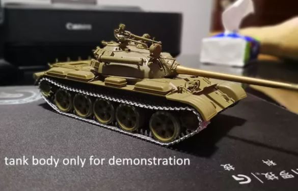 San Xin Model 1/35 Russian T55 Type55/59 Metal Track Links w/ Brass Pi ...