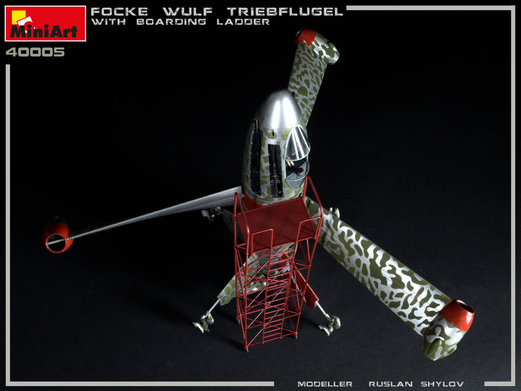 MiniArt 1/35 German Focke-Wulf Triebflugel Interceptor w/ Boarding Lad ...