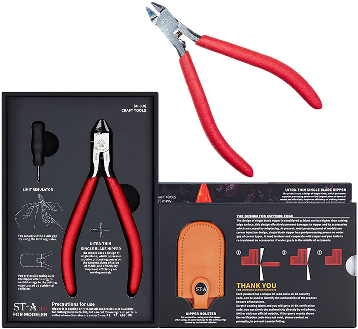 Dspiae ST-A3.0 Ultra Fine Single Blade Nipper For Plastic' – Burbank's ...
