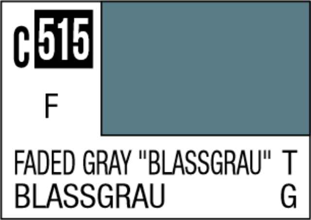 Mr. Hobby Aqueous H515 Flat Faded Gray Blassgrau 10ml – Burbank's House ...