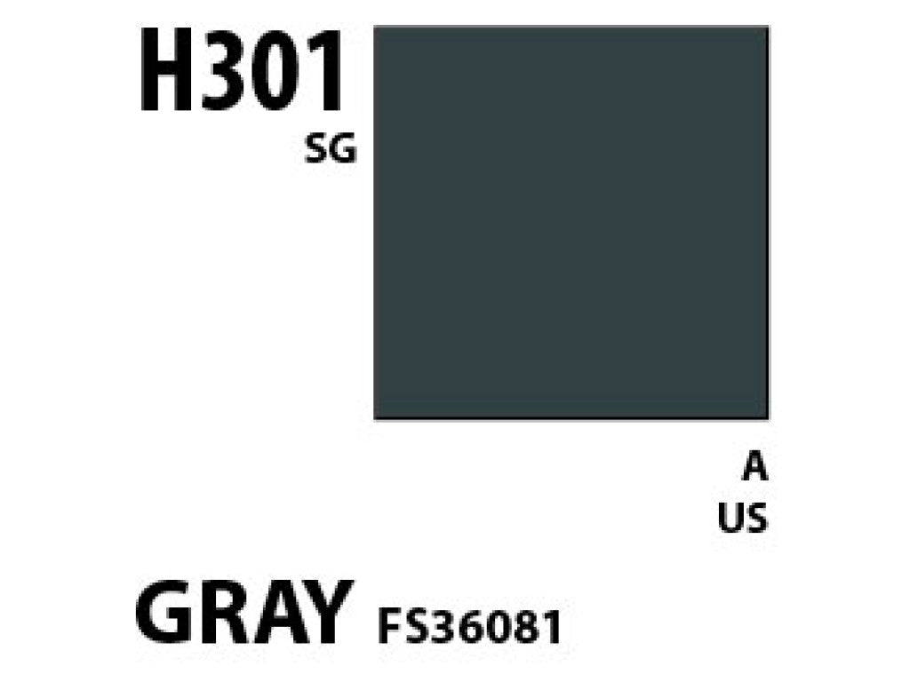 Mr. Hobby Aqueous H301 Semi-Gloss Gray FS36081 10ml – Burbank's House ...