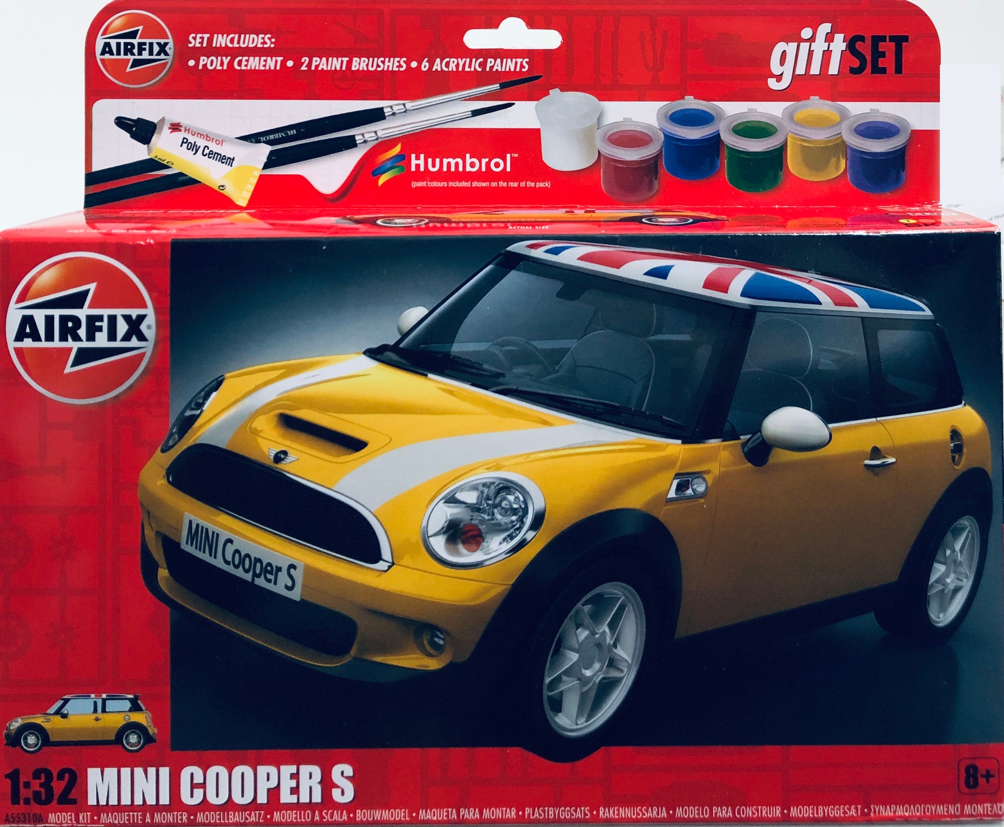 Airfix Gift Set 1/32 Mini Cooper S A55310A – Burbank's House of Hobbies