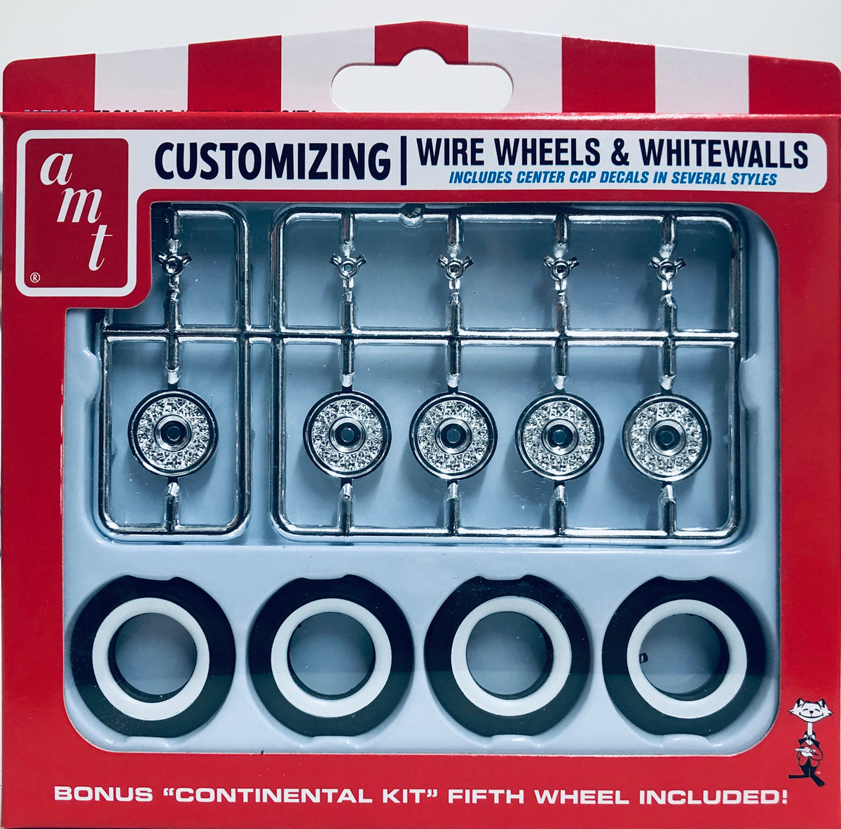AMT 1/25 Wire Wheels & Whitewall Tires Pack (4) PP033 – Burbank's House ...