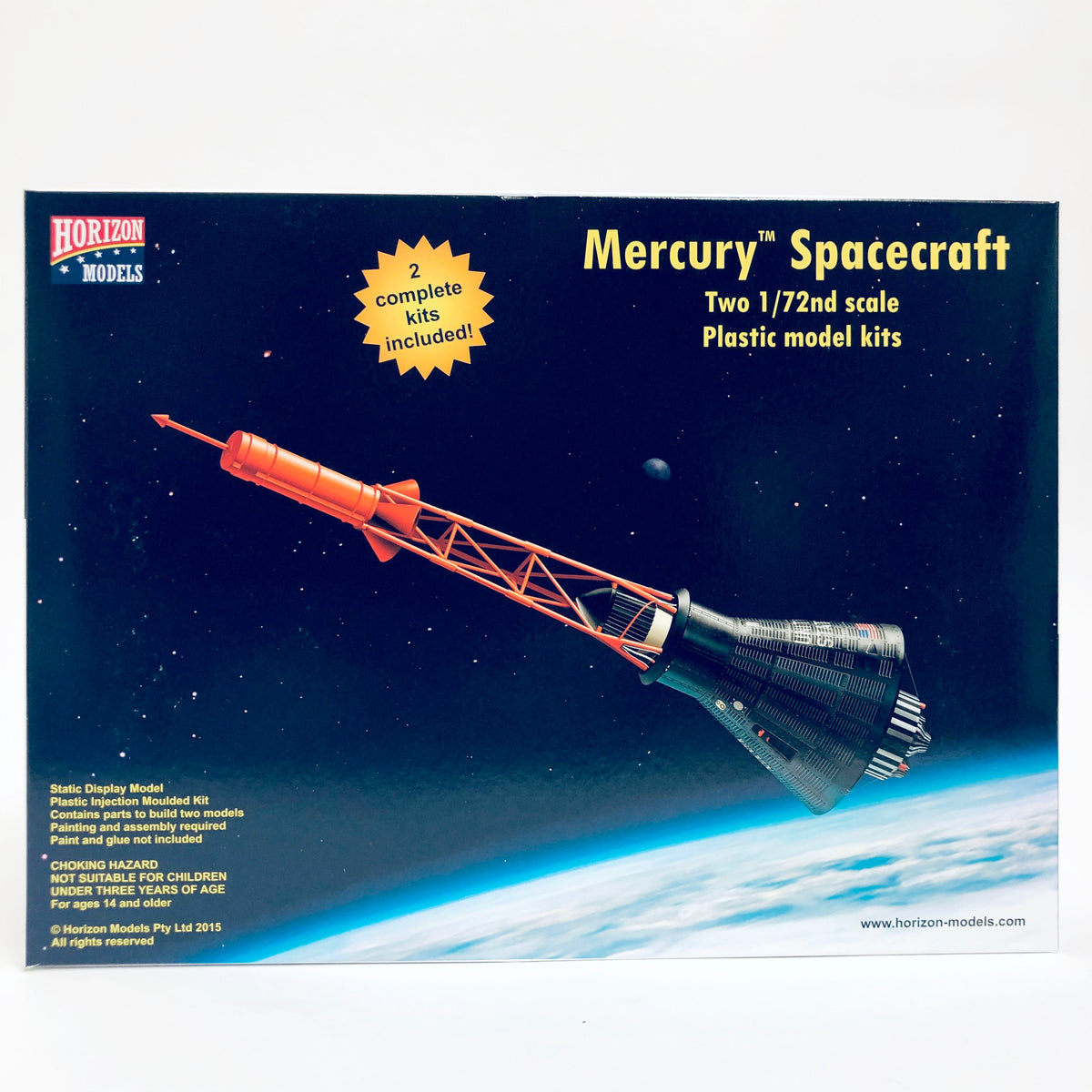 Horizon Models 1/72 Mercury Spacecraft (2 Kits) 2003 – Burbank's House ...