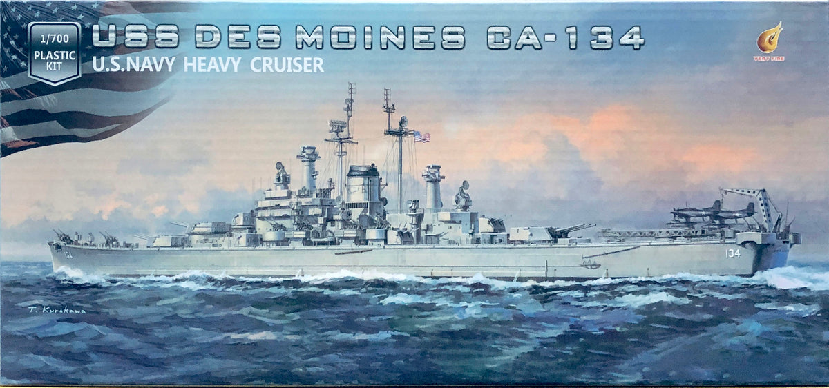VeryFire 1/700 US Heavy Cruiser USS Des Moines CA-134 VF700907 ...