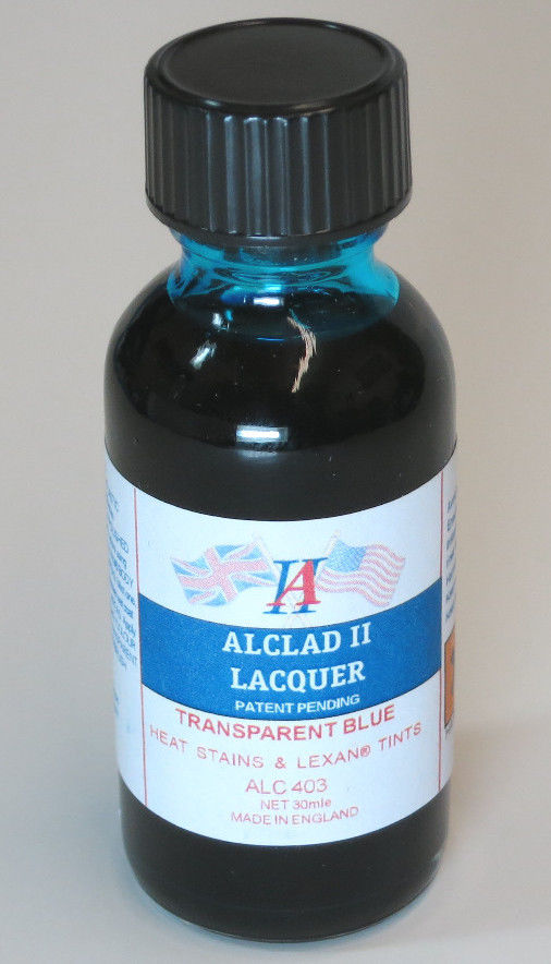Alclad ALC403 Transparent Blue Lacquer Paint 1oz – Burbank's House of ...