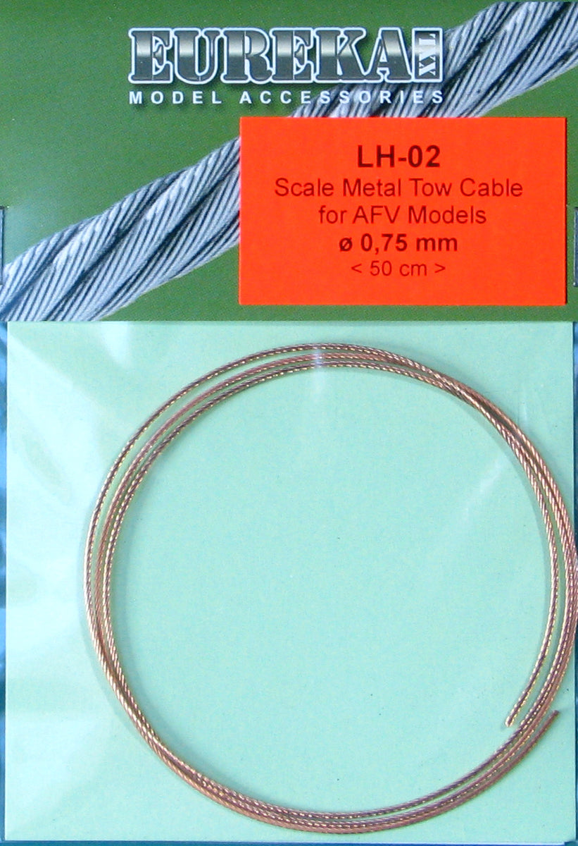 Eureka XXL 1/35 0.75mm Metal wire rope for AFV Kits LH-02 – Burbank's ...