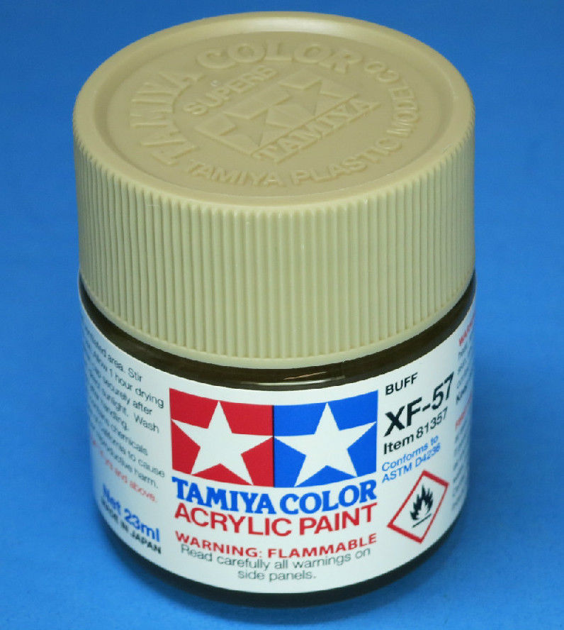 Tamiya Acrylic 23ml 81357 XF-57 Buff – Burbank's House of Hobbies
