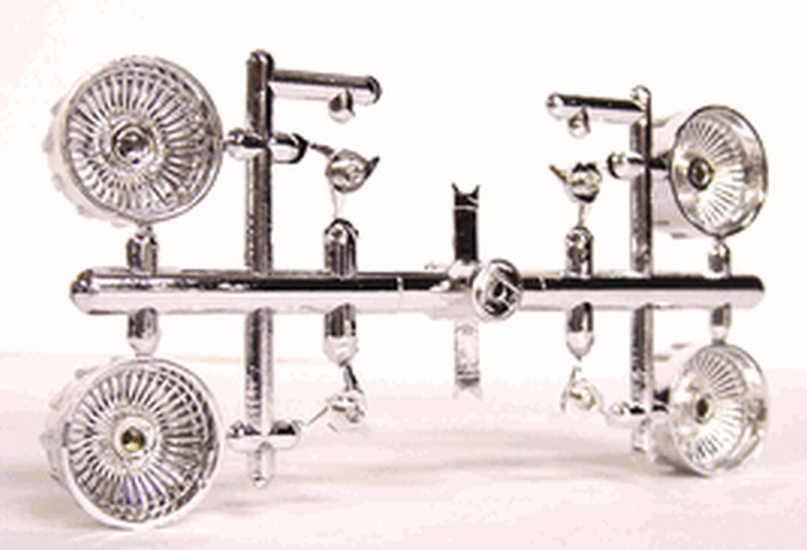 Hoppin Hydros 1/24 1/25 Chrome Baby D's Spoked Rims 500 – Burbank's ...