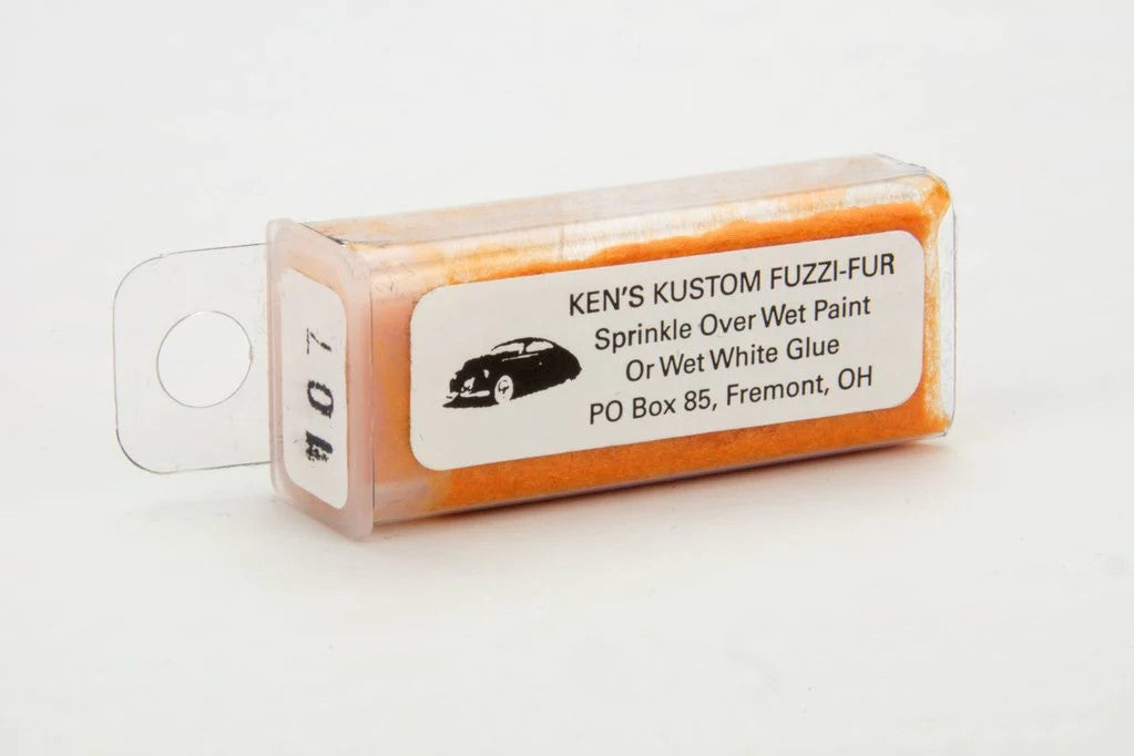 Ken's Kustom Fuzzi-Fur Flocking 107 Pumpkin Orange 3/4 cubic in ...