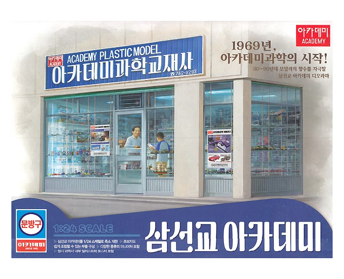 Academy 1/24 Academy Plastic Model Shop "Scene Kit" 15616 – Burbank's ...