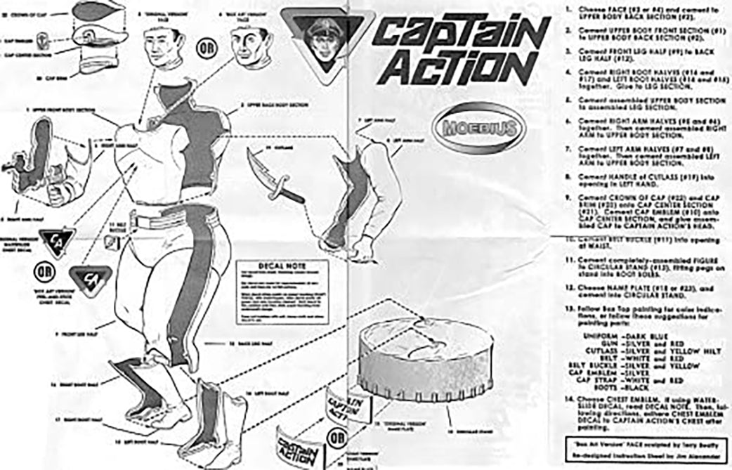 Moebius 1/6 Captain Action MOE480 – Burbank's House of Hobbies