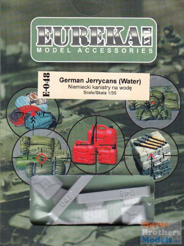 Eureka XXL 1/35 German Jerrycans (Water) E-048' – Burbank's House of ...