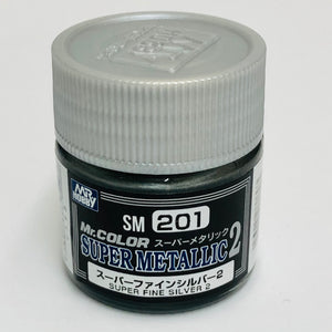 Mr. Hobby Mr Color SM201 Super Metallic Super Fine Silver 2 10ml ...