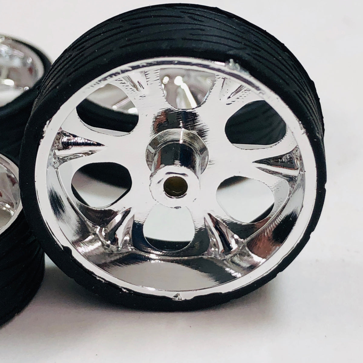 Hoppin Hydros 1/24 1/25 Monster 20 Fours Primo Chrome Rims w/Tires 564 ...