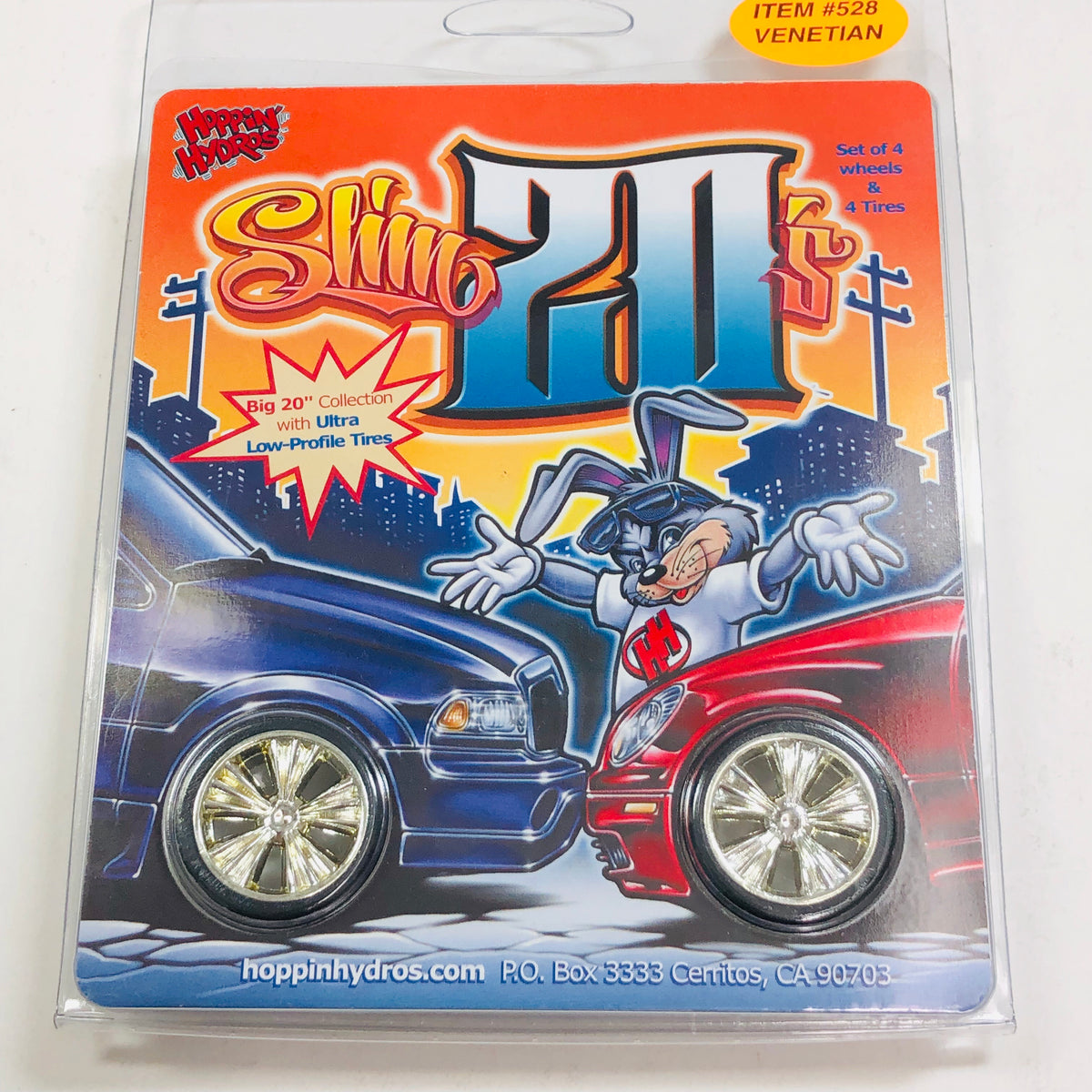 Hoppin Hydros 1/24 1/25 Chrome Venetian 20" Rims & Tires 528 – Burbank ...