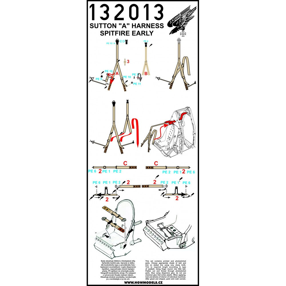HGW 1/32 British Sutton "A" Harness with PE Buckles 132013 – Burbank's ...